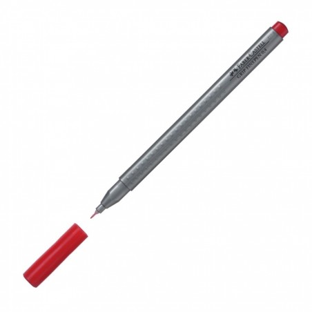 Stylo Feutre Faber-Castell Grip Finepen 0.4 mm / Rouge