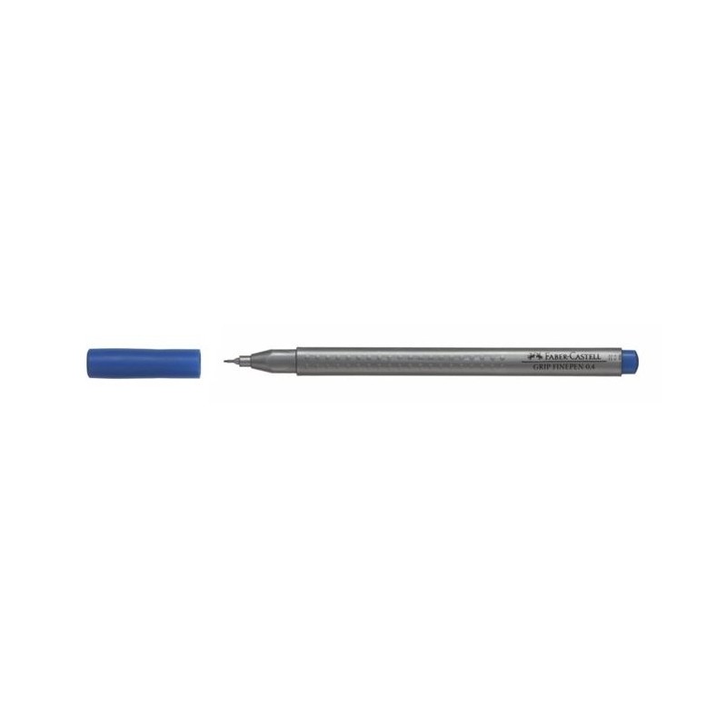 Stylo Feutre Faber-Castell Grip Finepen 0.4 mm / Bleu