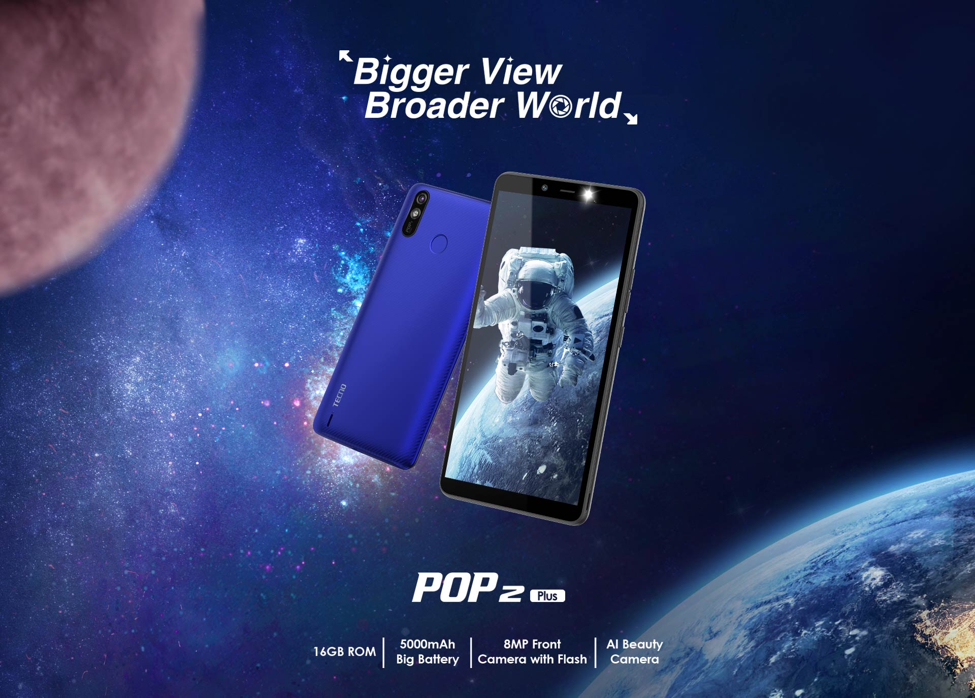 TECNO POP 2 Plus Gold - Smartphone TECNO chez Tunisianet