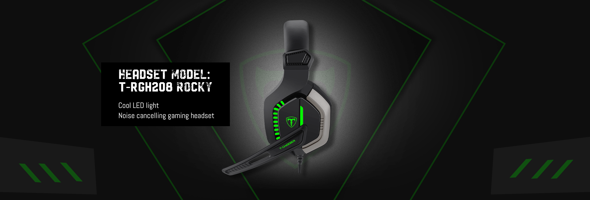 Casque Micro Gaming T-Dagger Eiger T-RGH208